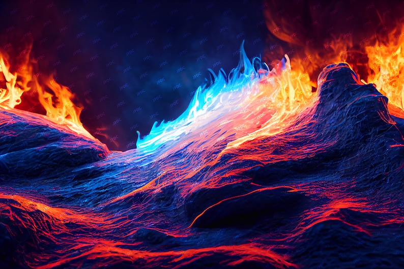 13 Fire & Ice Backgrounds - Digital Download - Etsy