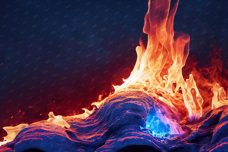 13 Fire & Ice Backgrounds - Digital Download - Etsy