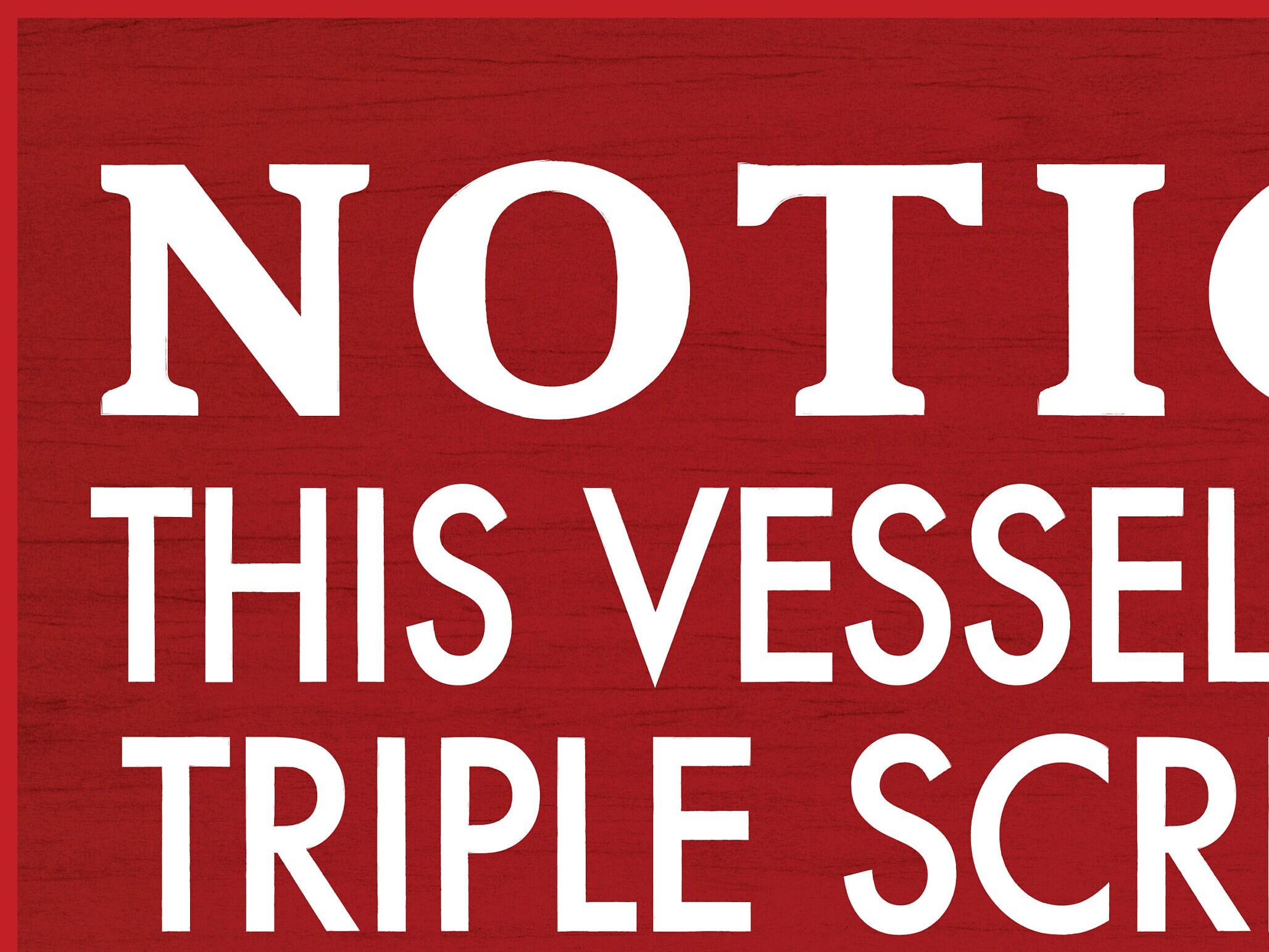Titanic Olympic Britannic Stern Notice Replica Nautical Wall Art Print ...