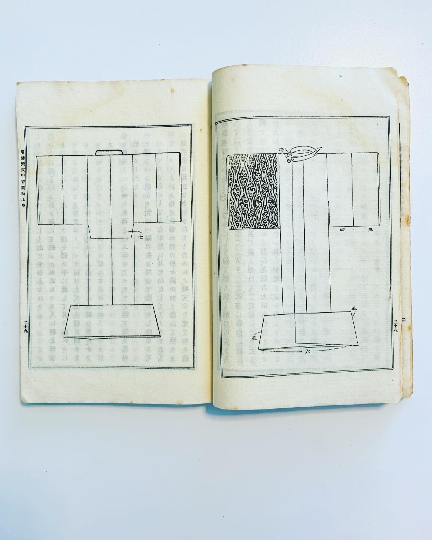 Kimono fashion book. Meiji. Japanese. Decorative. Home. | Etsy