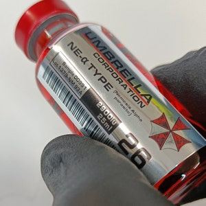 Resident Evil - Nemesis Alpha Parasite Vial Prop - Réplica ...