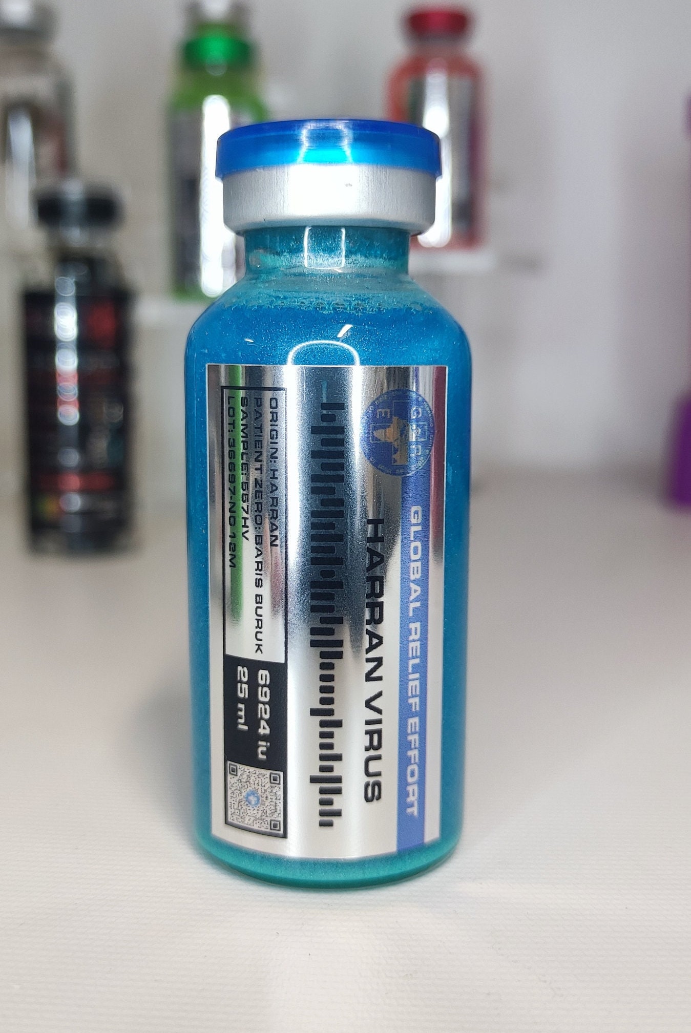 Dying Light Harran Virus Vial Prop - Etsy Australia