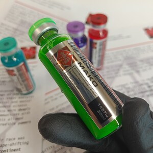 Final Fantasy VII Pack of 4 Vials -mako- Jenova Cells - Project S ...
