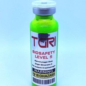 Muestra De Vial De Teenage Mutant Ninja Turtles / TGRI Mutagen (ooze ...