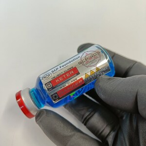 SCP-405 Telepathy Virus Keter Cosplay Creepypasta Deco Secure Contain ...