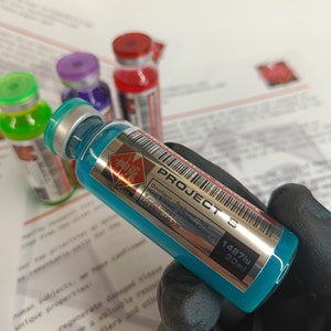 Final Fantasy VII Pack of 4 Vials -mako- Jenova Cells - Project S ...