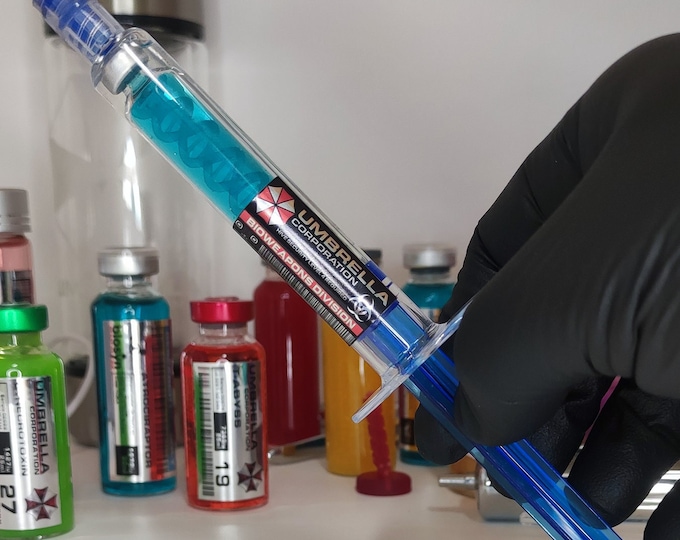 Resident Evil Umbrella Corporation Syringe Prop - Etsy