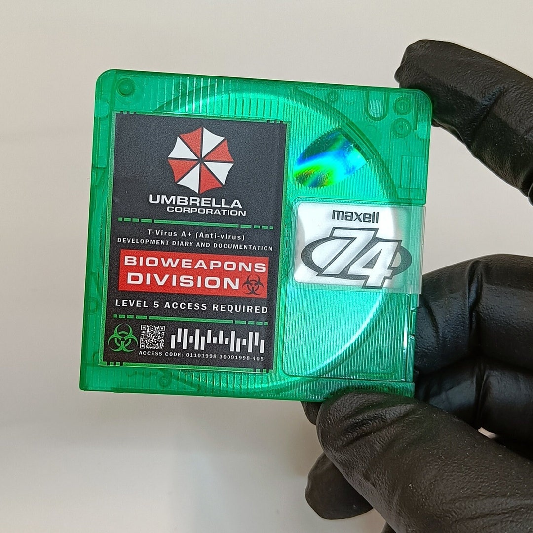 Resident Evil - Umbrella Corporation - Anti-virus MO Disk - Mini Disc ...