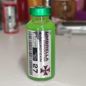 Resident Evil / Umbrella Corporation / E-necrotoxina / Vial Prop - Etsy