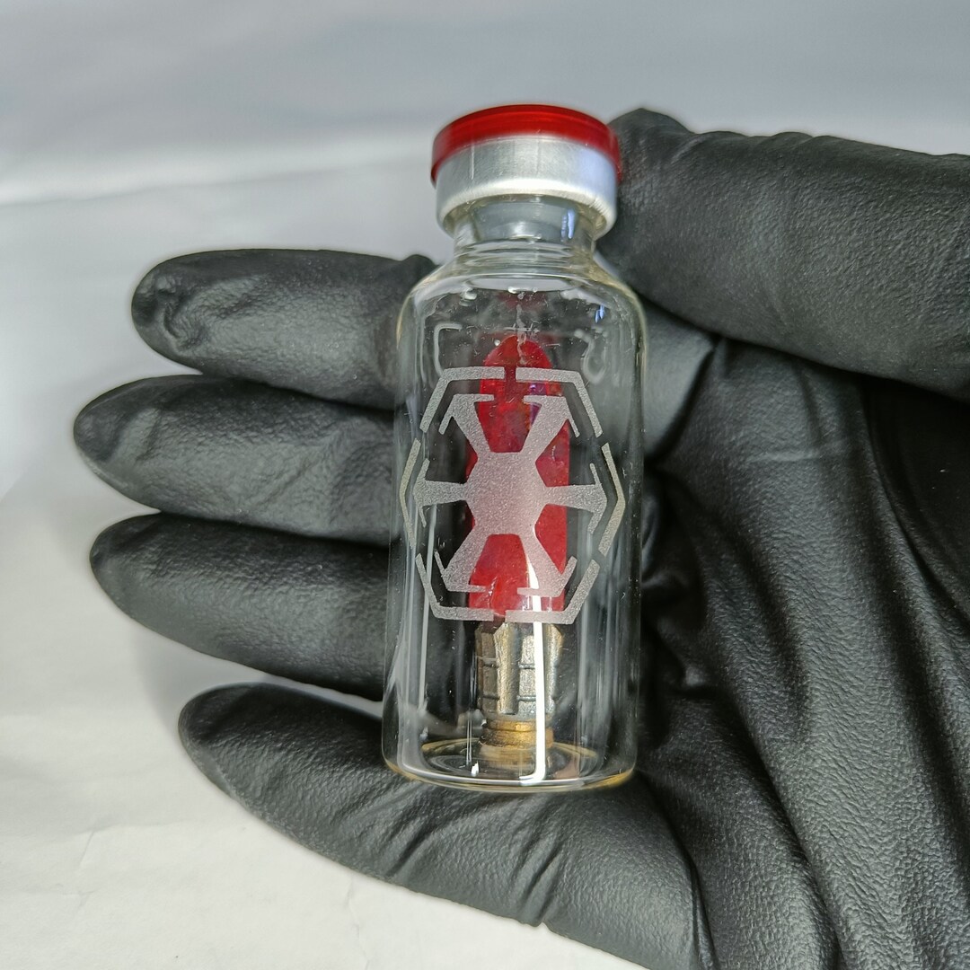 Star Wars Red Kyber Crystal Vial Prop / Sith / Darth Vader / Réplica De ...