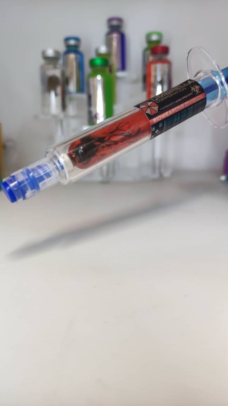 Resident Evil / Umbrella Corporation / Jeringa De Virus / Prop - Etsy