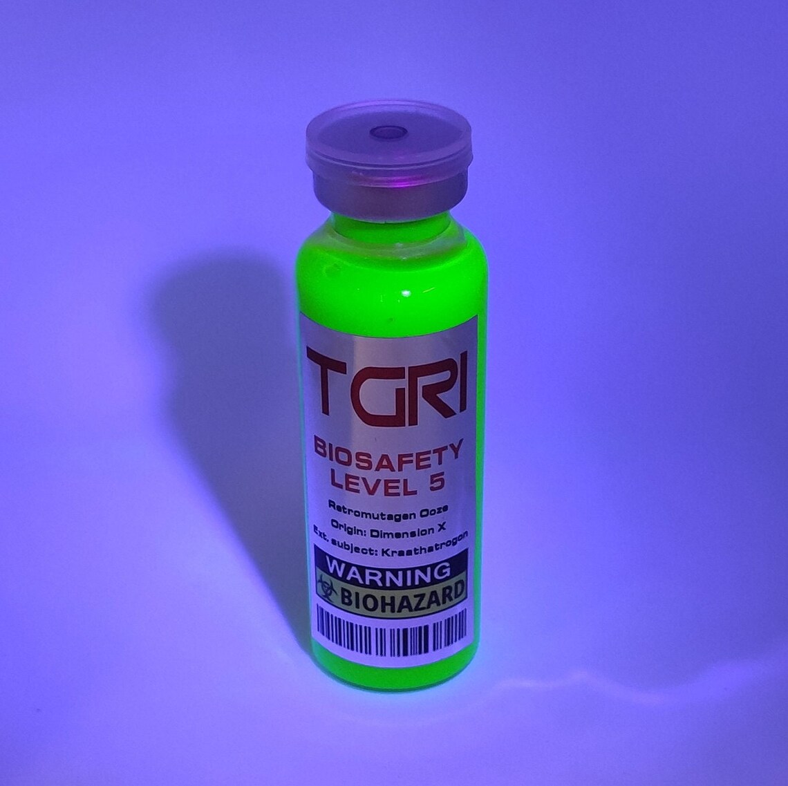 Muestra De Vial De Teenage Mutant Ninja Turtles / TGRI Mutagen (ooze ...