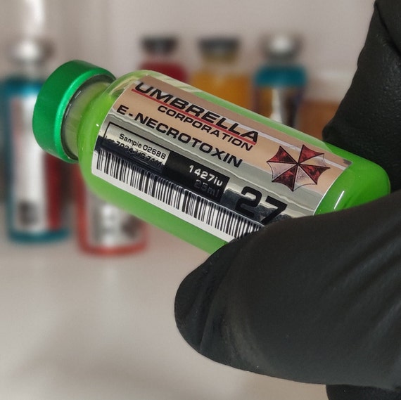 Resident Evil Umbrella Corporation E-necrotoxin Vial - Etsy