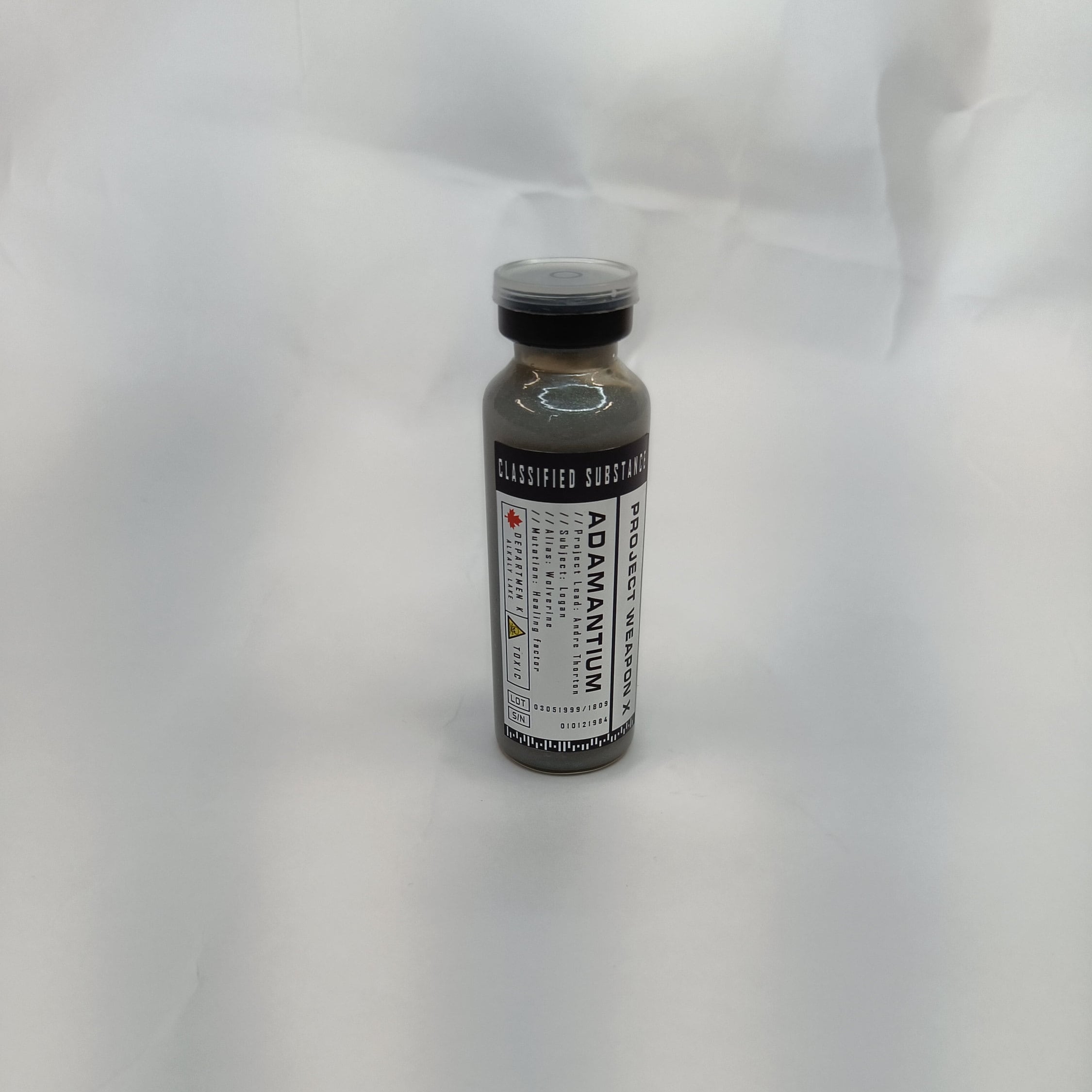 X-men Adamantium Vial Prop / Wolverine / Striker / Alkaly / X-23 ...