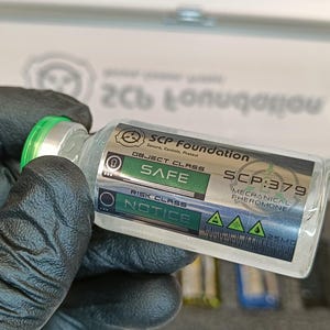 SCP - 6 Vials Display Case - Etsy