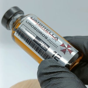 Resident Evil / Umbrella Corporation / Uroboros Virus / Vial - Etsy