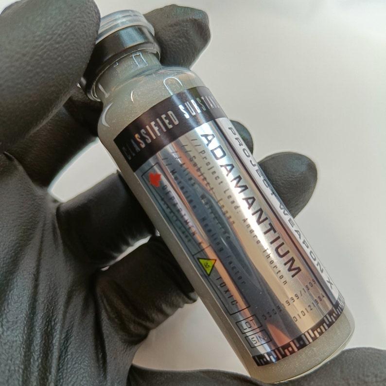 X-men Adamantium Vial Prop / Wolverine / Striker / Alkaly / X-23 ...