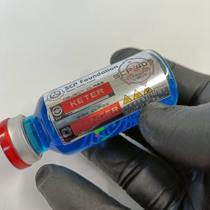 SCP-405 Telepathy Virus Keter Cosplay Creepypasta Deco Secure Contain ...