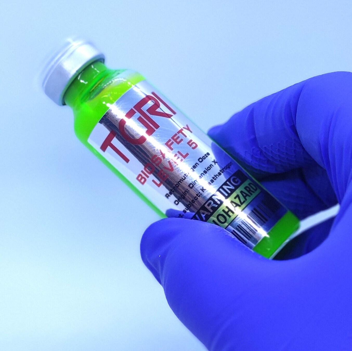 Teenage Mutant Ninja Turtles TGRI Mutagen ooze Vial Prop - Etsy UK