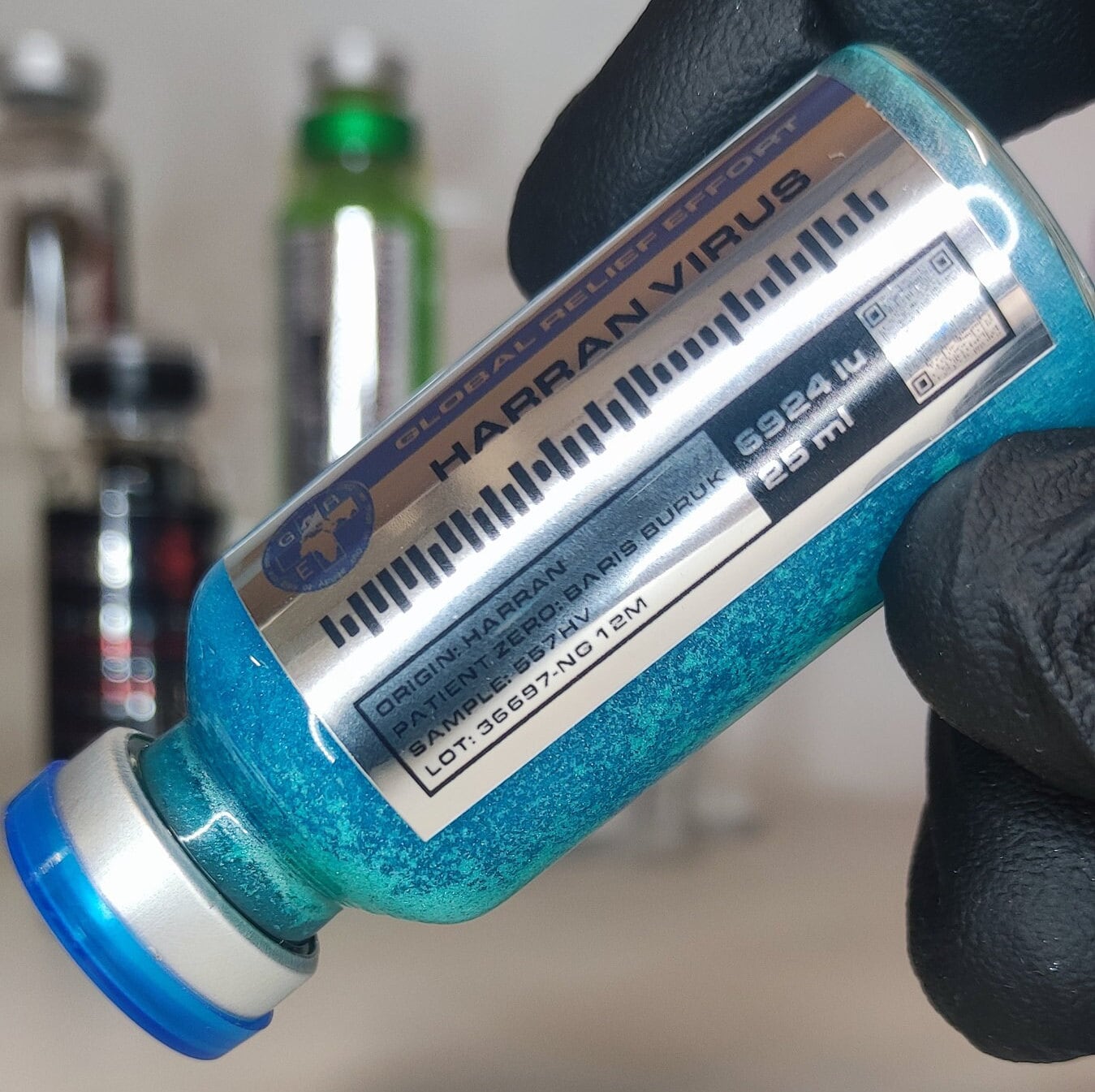 Dying Light Harran Virus Vial Prop - Etsy Australia