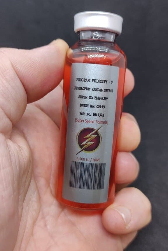 The Flash DC Comics Velocity 9 Formula Serum Prop - Etsy Canada
