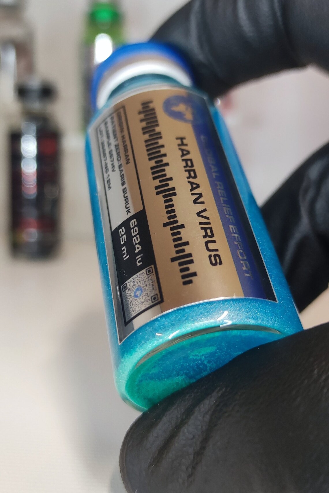 Dying Light Harran Virus Vial Prop - Etsy UK