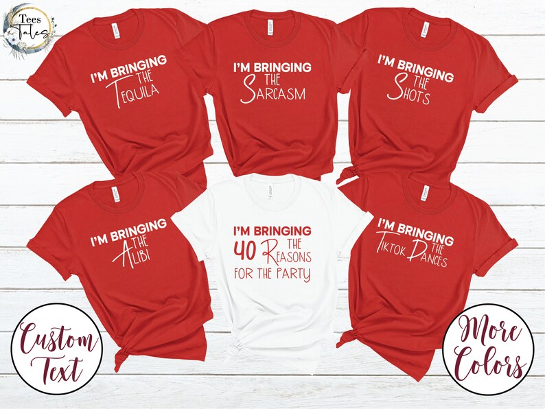 Custom Birthday Group Party Shirts 40th Birthday Shirt Im Etsy