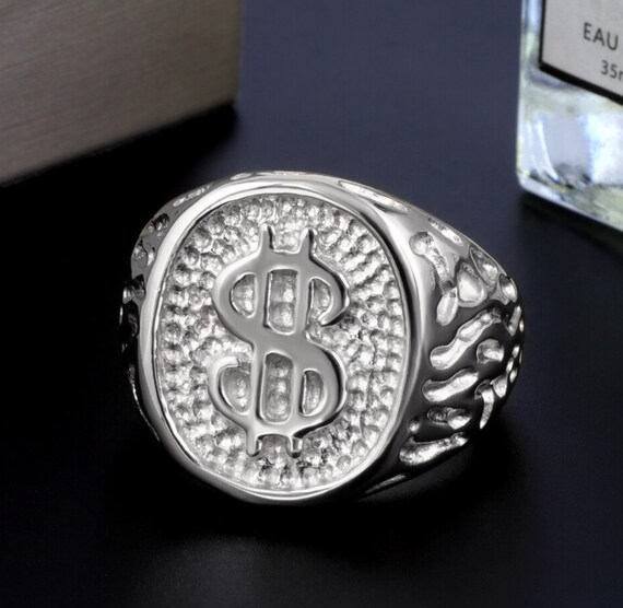 Luxury Dollar ring for men Size 10 | Etsy