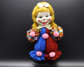 Yarn Clown Doll | Etsy