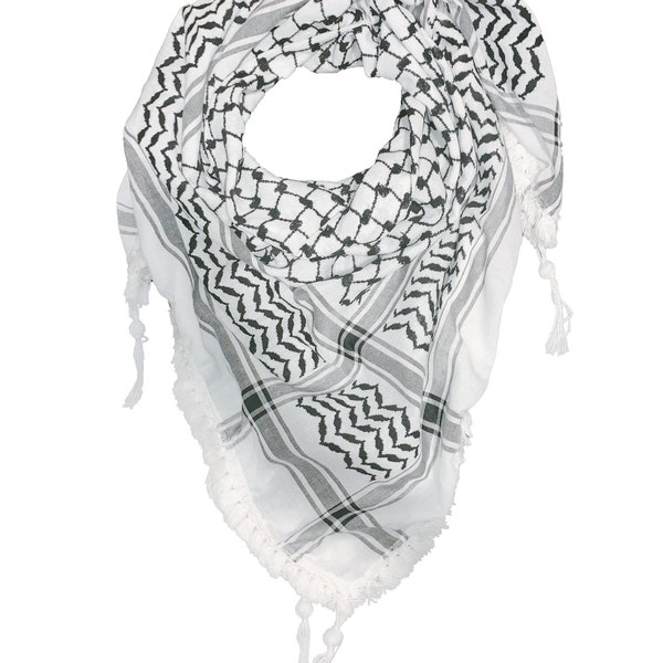 Black White Keffiyeh - Etsy