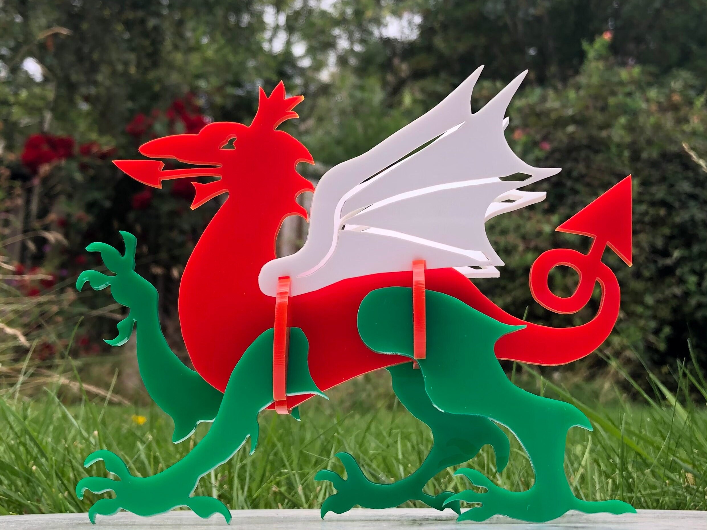 3D Y Ddraig Goch | Welsh Dragon - Etsy UK