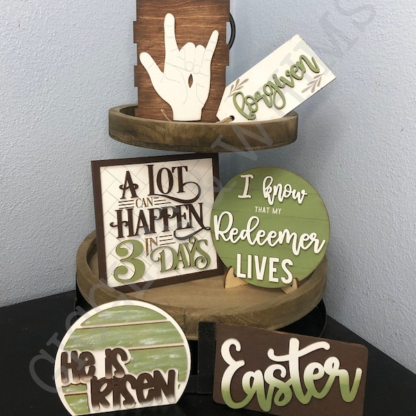 Easter Decor for Tier Tray - Etsy