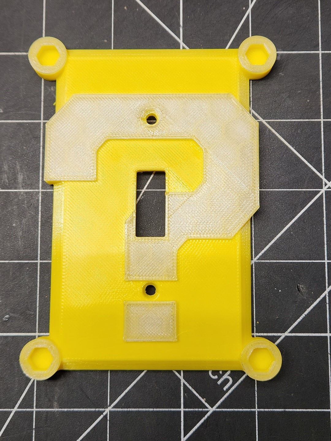 Mario Question Mark Box Light Switch Cover flip Toggle - Etsy