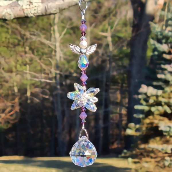 Swarovski Angel Suncatcher - Etsy