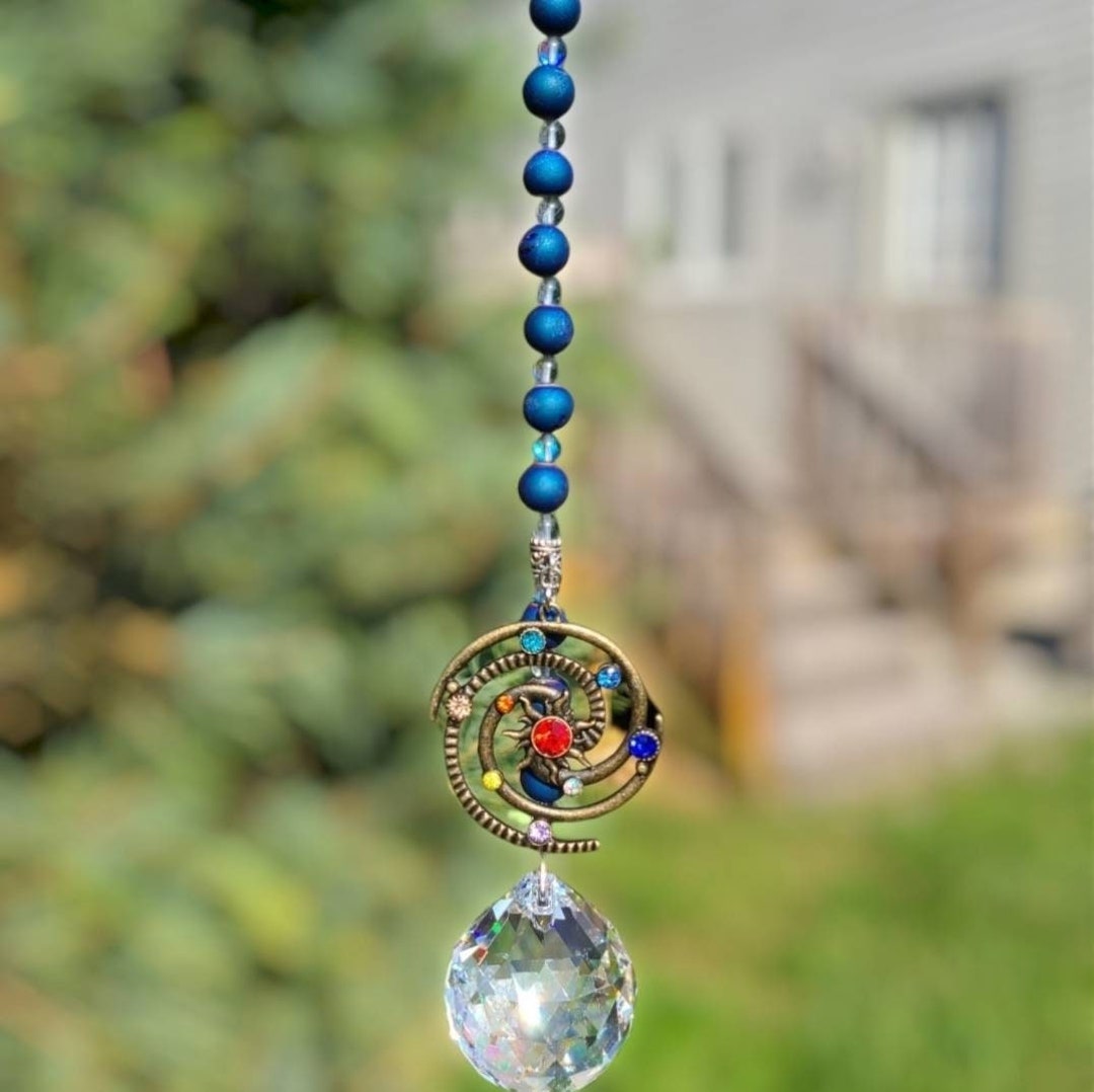 Beaded Suncatcher, Solar System Suncatcher, Rainbow Maker, Window ...