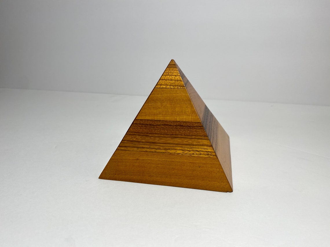 Handcrafted Wooden Pyramid - Etsy