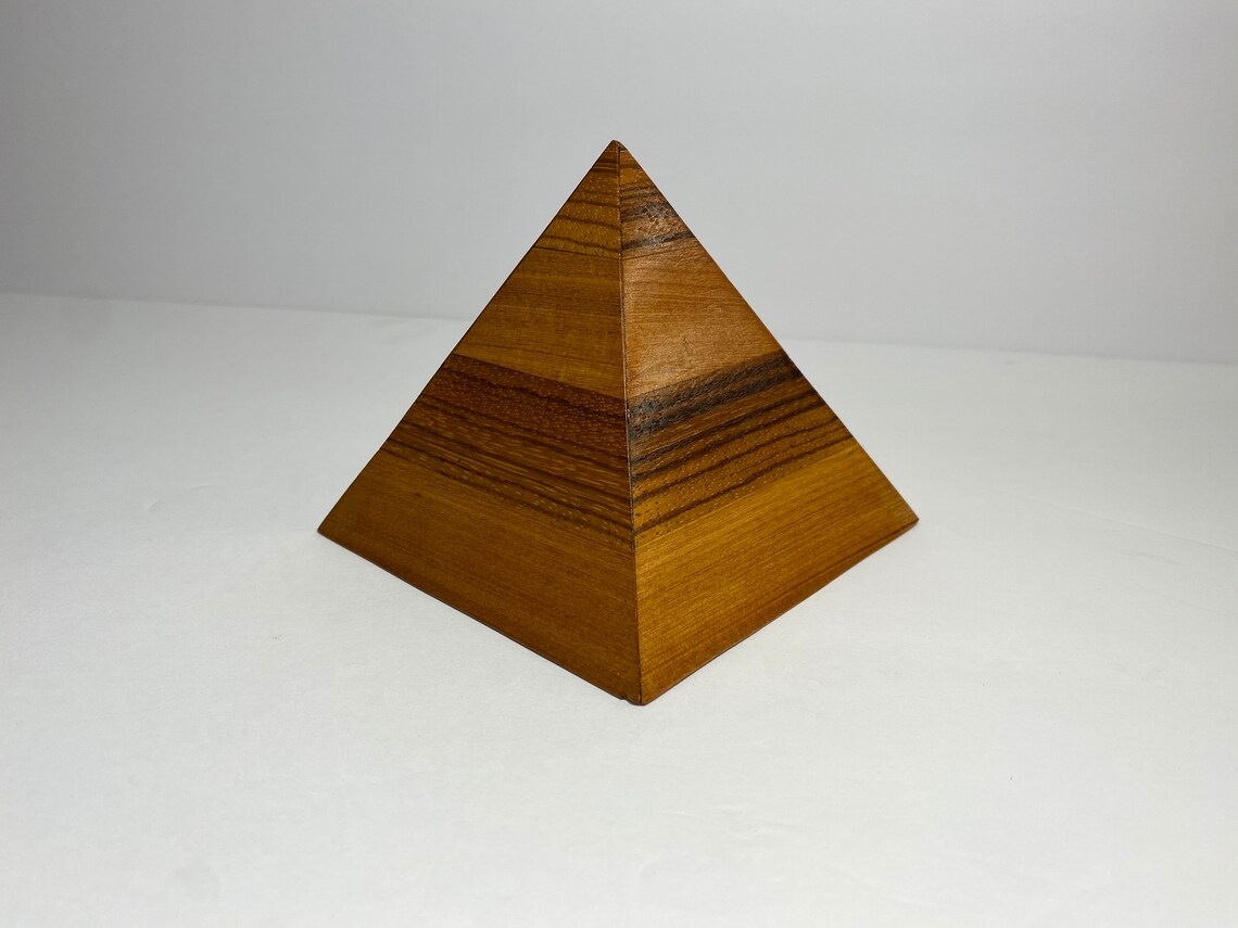 Handcrafted Wooden Pyramid - Etsy