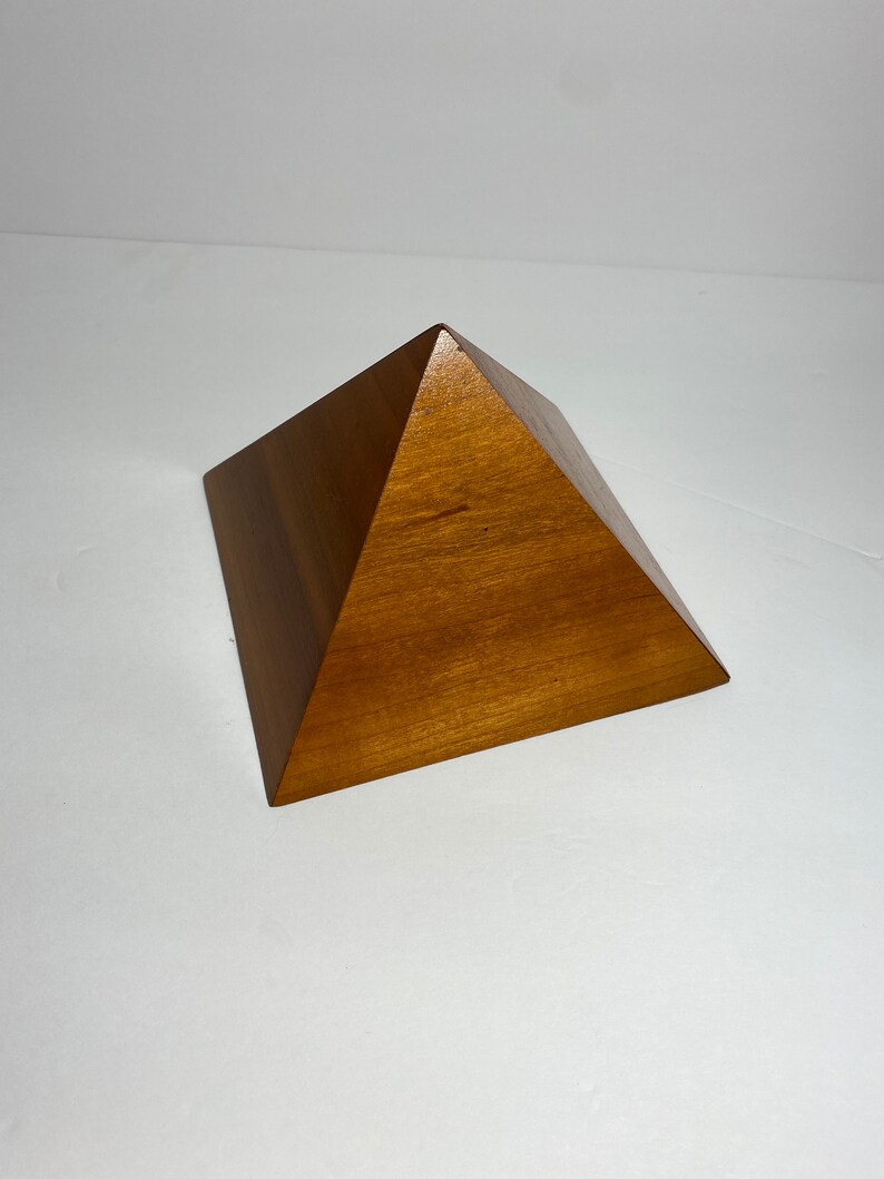 Handcrafted Wooden Pyramid - Etsy