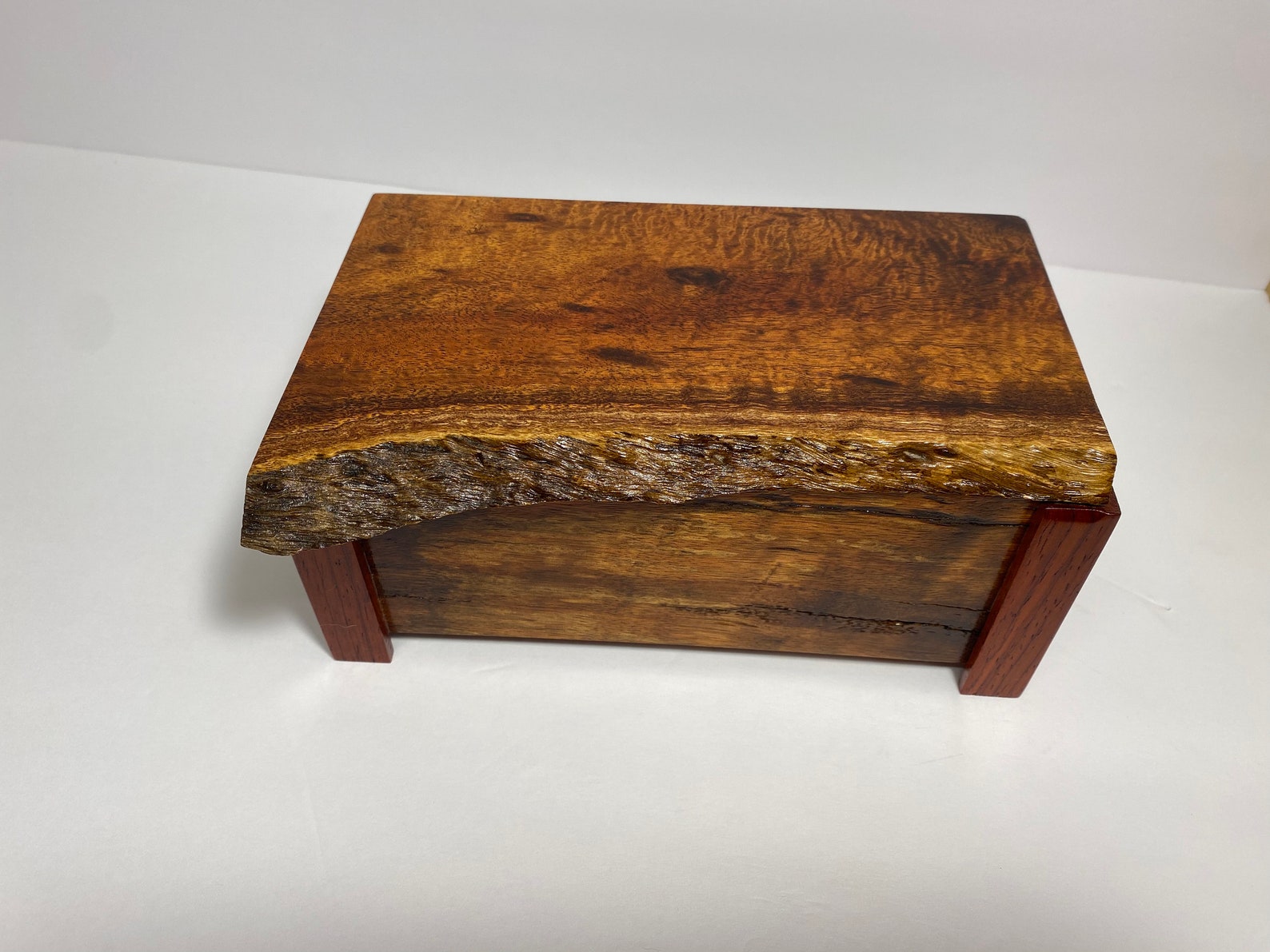 Handcrafted Live Edge Wooden Jewelry Box - Etsy