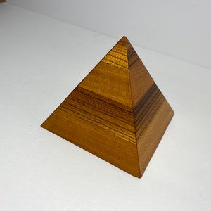 Handcrafted Wooden Pyramid - Etsy