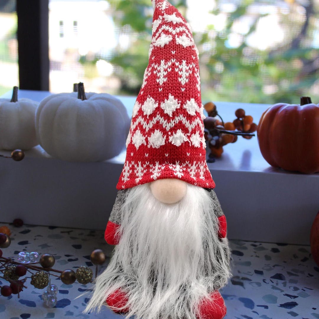 Winter Gnome - Handmade Gnomes, Sweden Gnome, Scandinavian Nordic Gnome ...