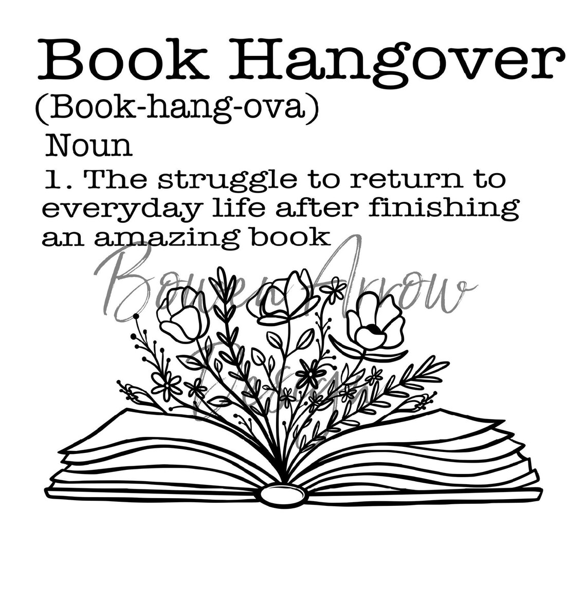 Book Hangover INSTANT DOWNLOAD PNG*** - Etsy