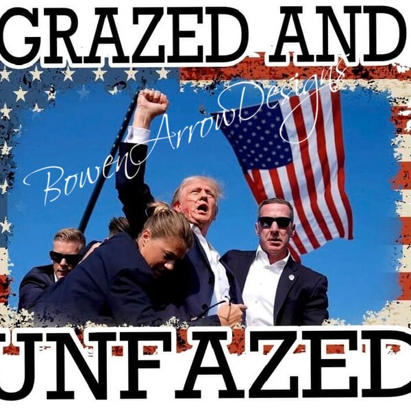 Trump Png Glazed and Unfazed - Etsy