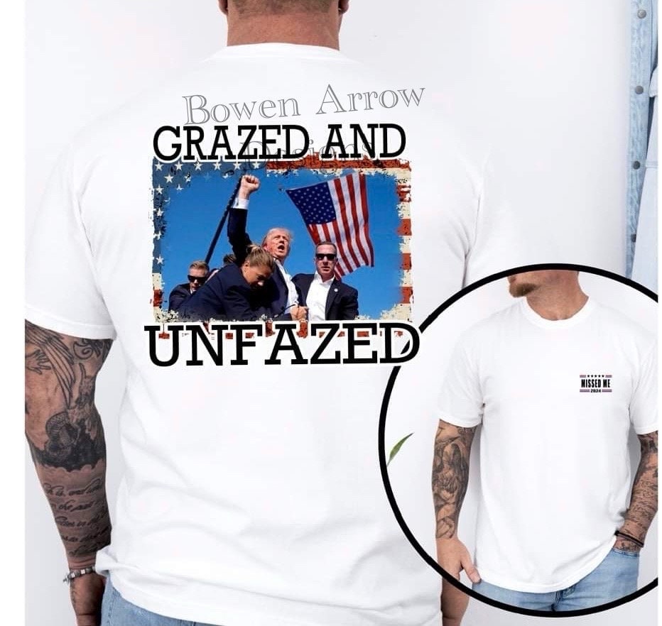 Grazed and Unfazed Trump 2024 - Etsy
