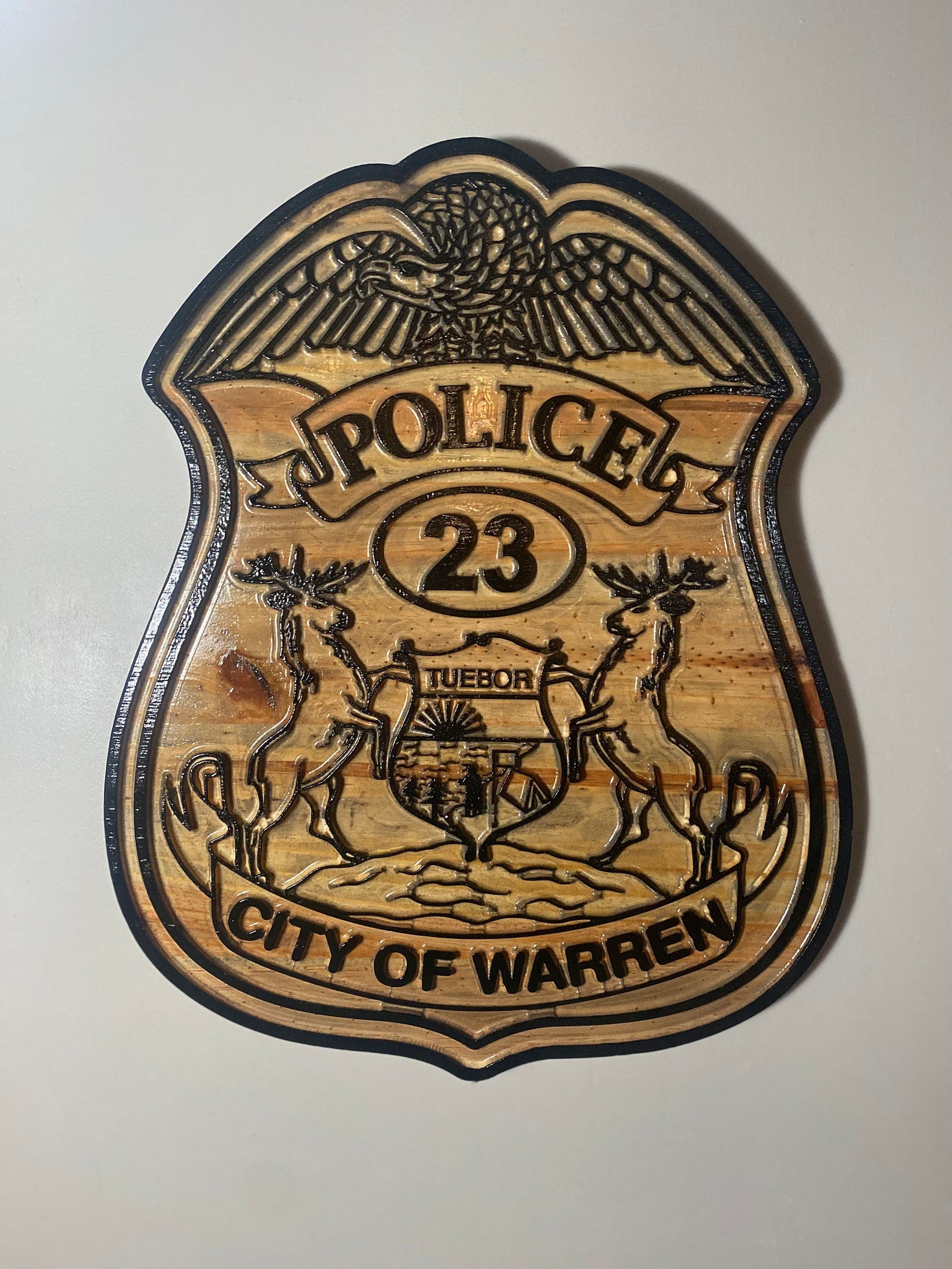 Large Police Badge Cutouts - Etsy