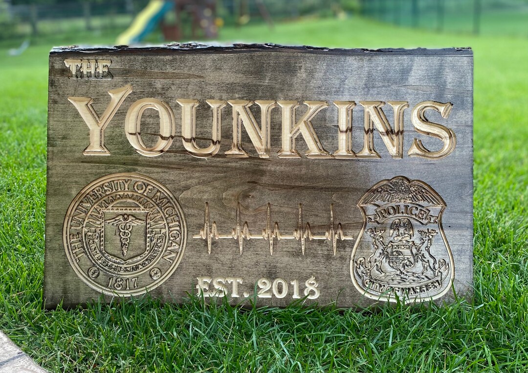 Live Edge Signs - Personalized - Etsy