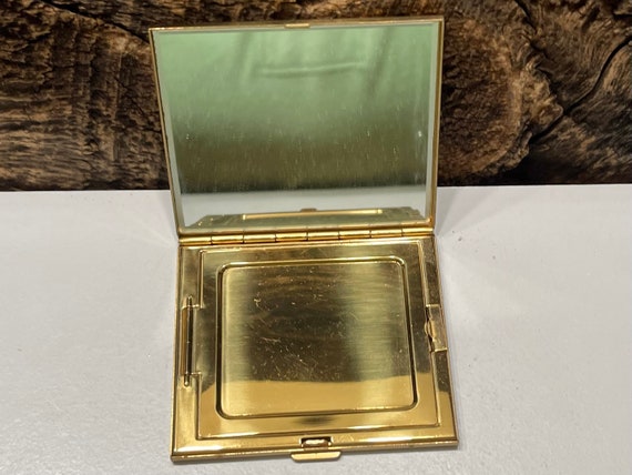Vintage Mirror Compact, Eastern Star Compact, Masonic… - Gem