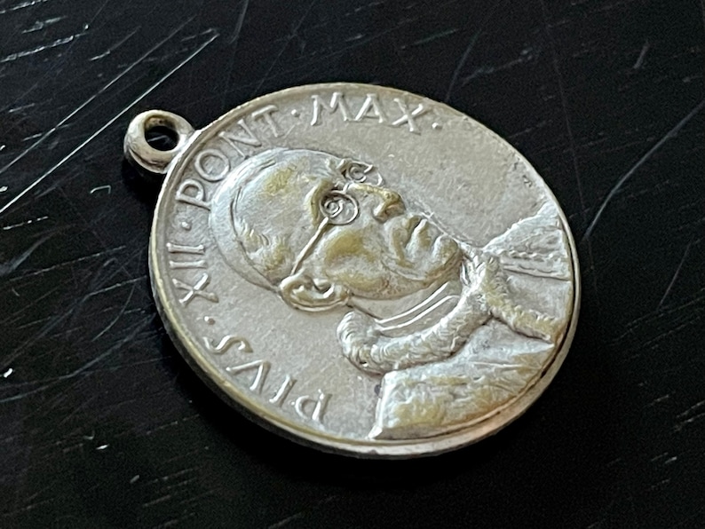 Vintage Pope Medal Pius XII Pont Max Roma 1950 Medal Ut | Etsy