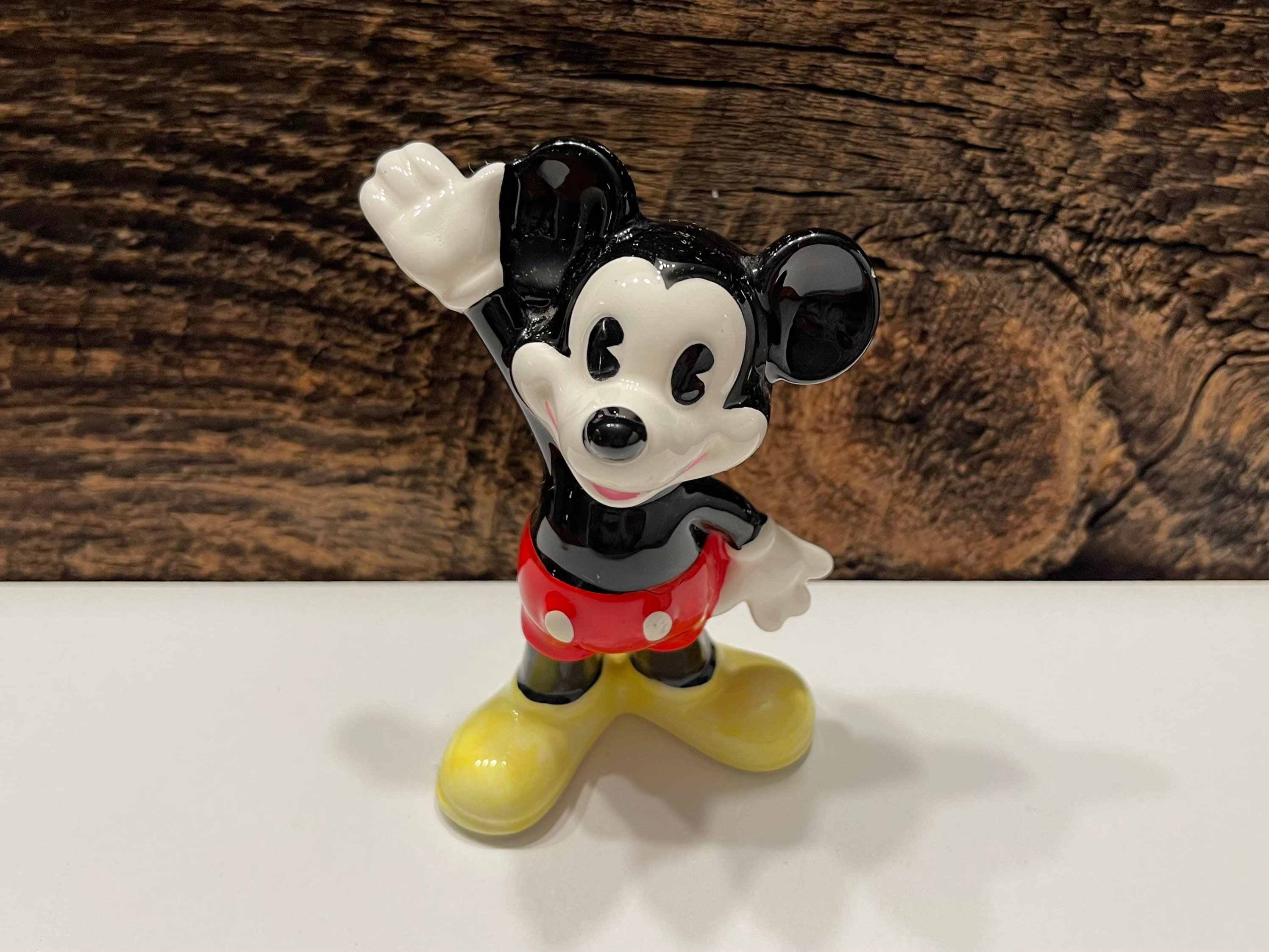 Vintage Mickey Mouse Figurine Walt Disney Productions - Etsy