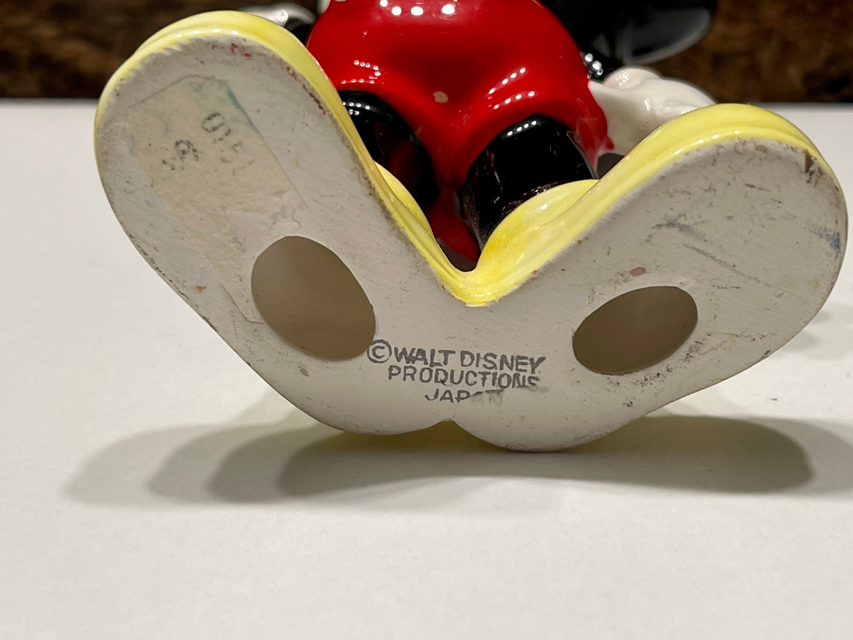 Vintage Mickey Mouse Figurine Walt Disney Productions - Etsy